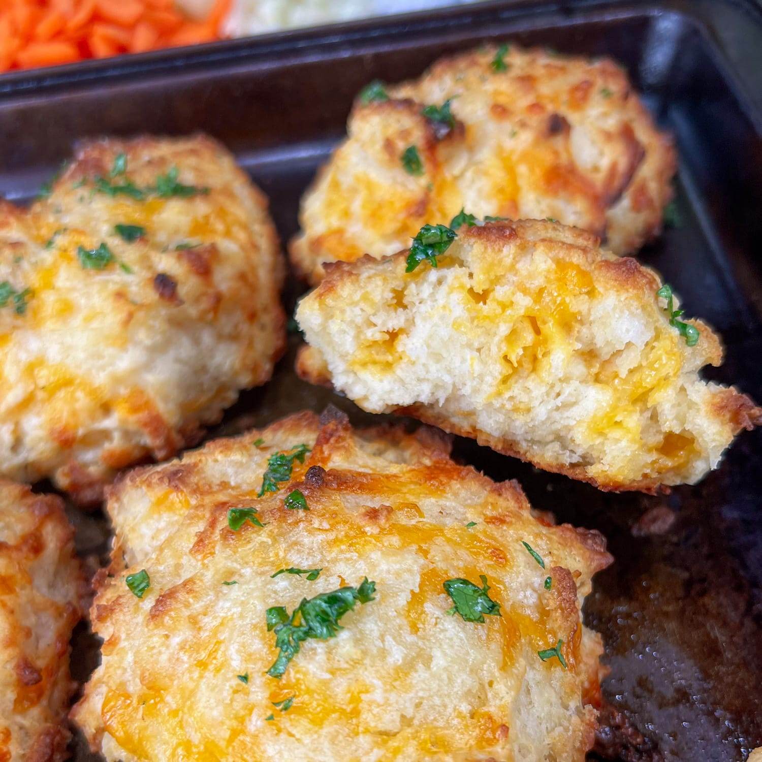 How to Make Cheese Drop Biscuits - Quick and Easy - GettyStewart.com