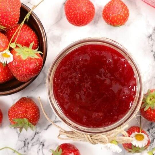 Three Types of Strawberry Jam - Freezer, Low Sugar, Classic