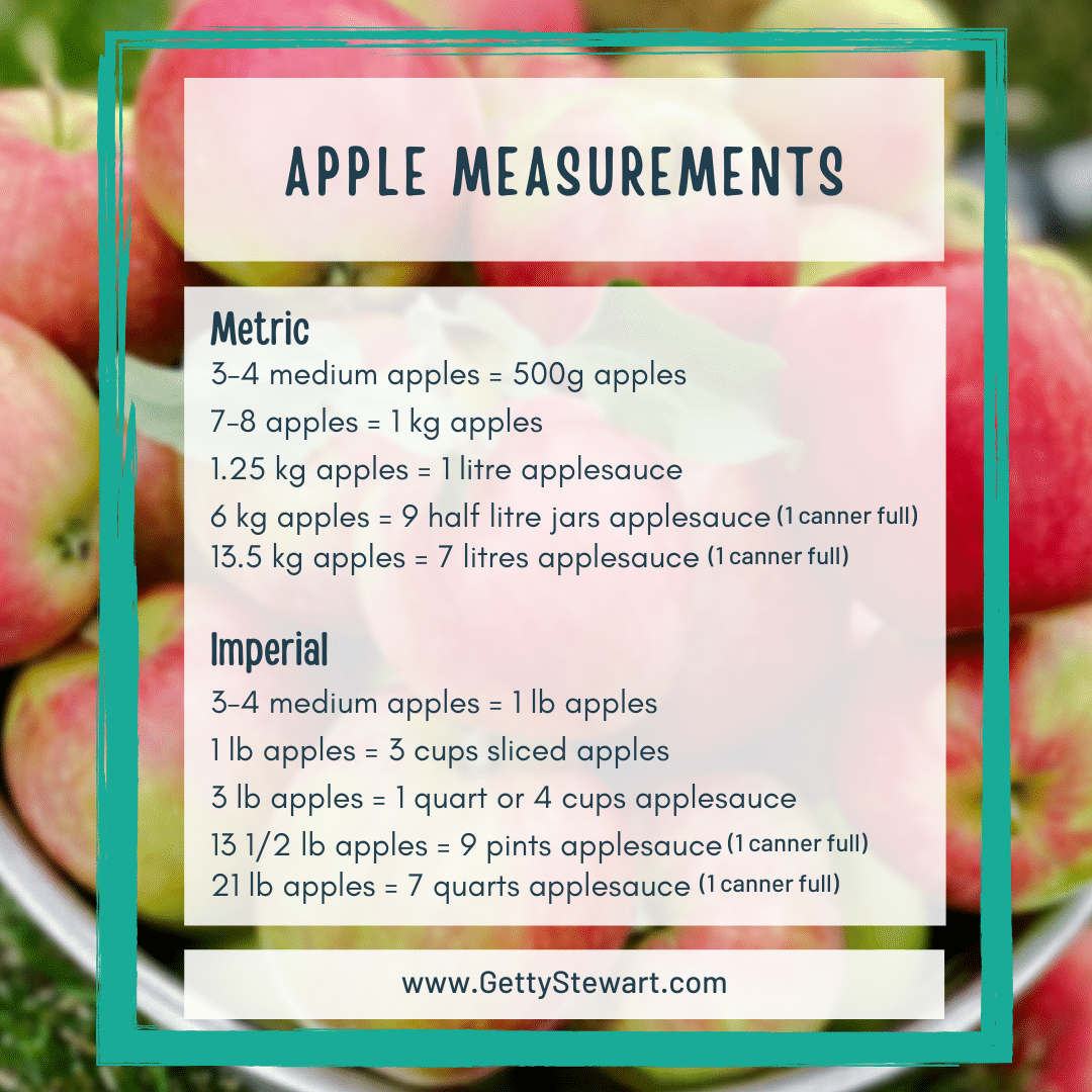 How to Can Applesauce - Hot Water Bath Canning - GettyStewart.com