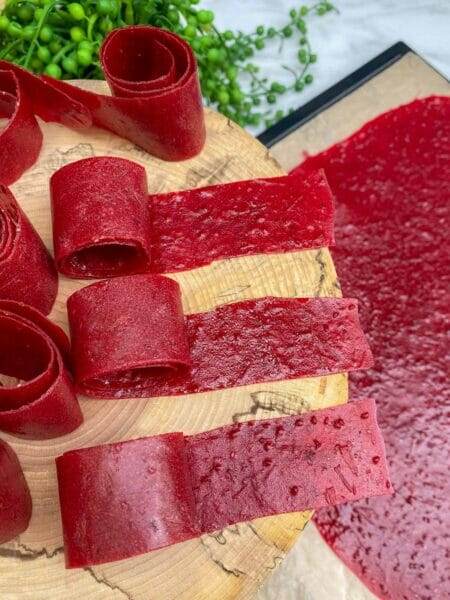 How to Make Cranberry Fruit Leather - GettyStewart.com