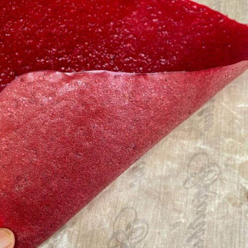 How to Make Cranberry Fruit Leather - GettyStewart.com