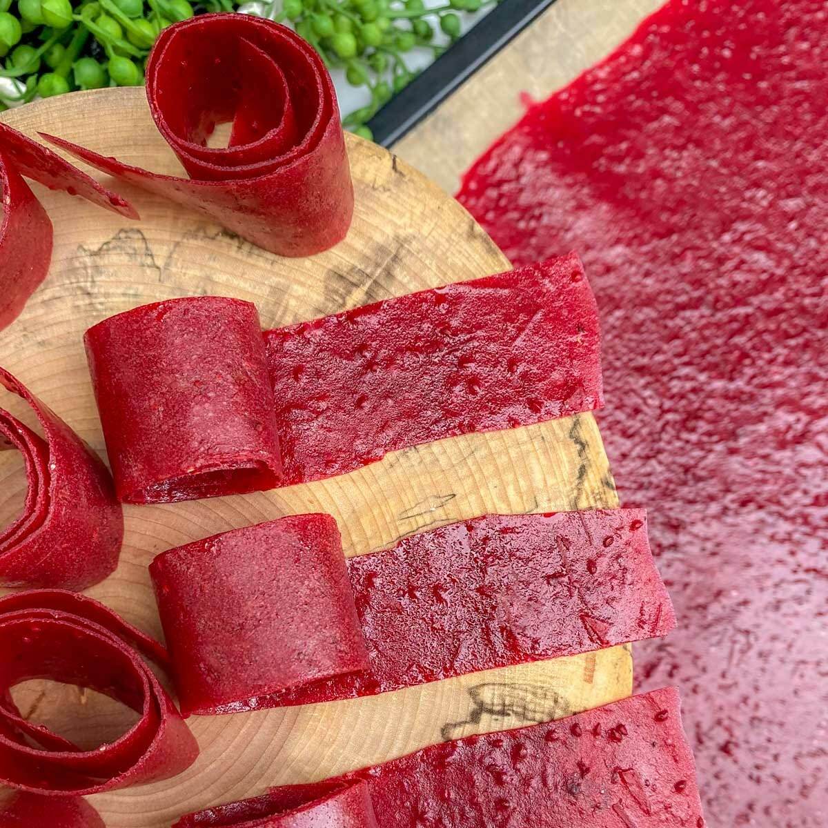 How to Make Cranberry Fruit Leather - GettyStewart.com